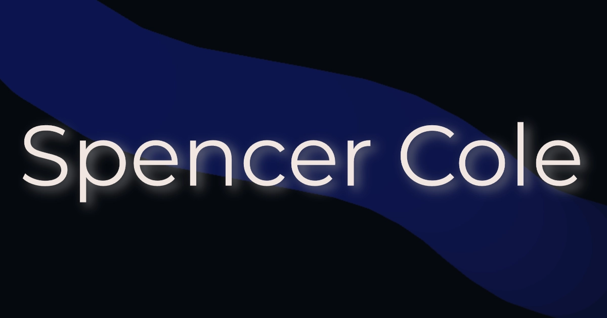 Spencer Cole - Full Stack Developer | React, Next.js & Node.js